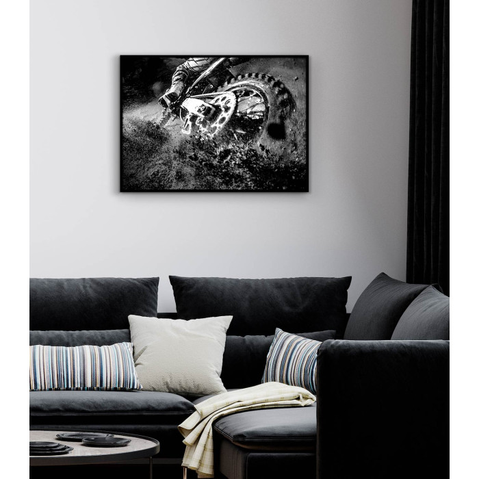 Svartvita posters : Synkoll bokstäver - Optiker tavla
