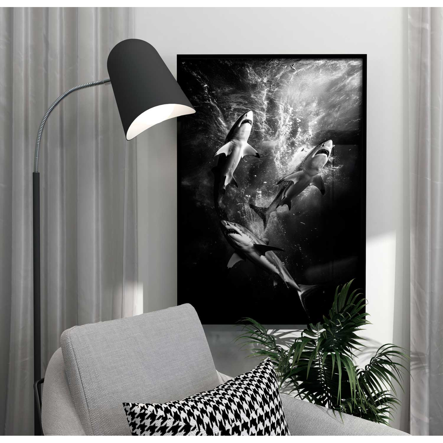 Hajar - Abstrakt & elegant poster