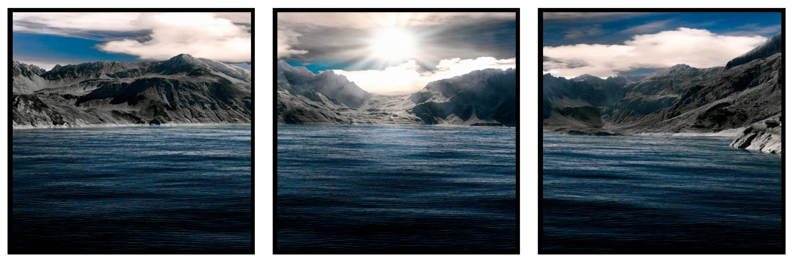 Panorama Poster Sunset - Three Pieces