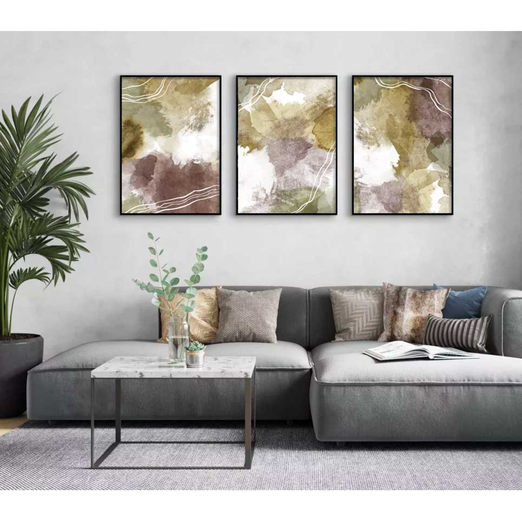 Posters och tavlor med abstrakt karaktär : Natures watercolor #1 ...