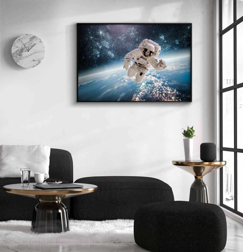 Astronaut & jorden - Rymd poster