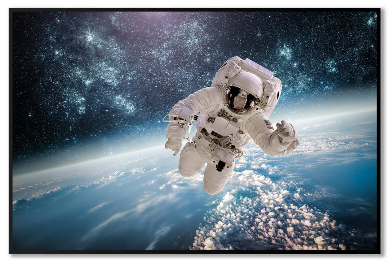 Astronaut & jorden - Rymd poster