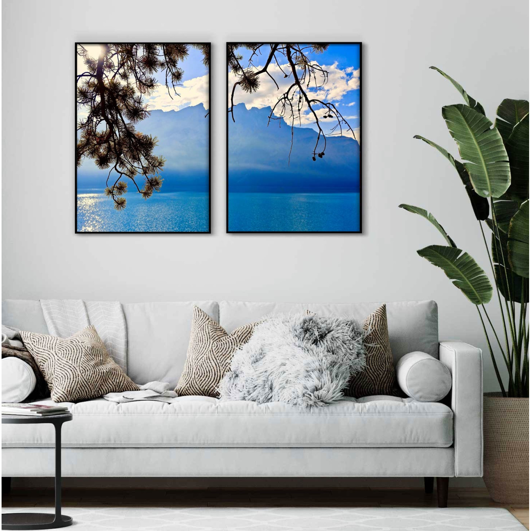 Amazing View of Sea and Land - Two Piece Poster