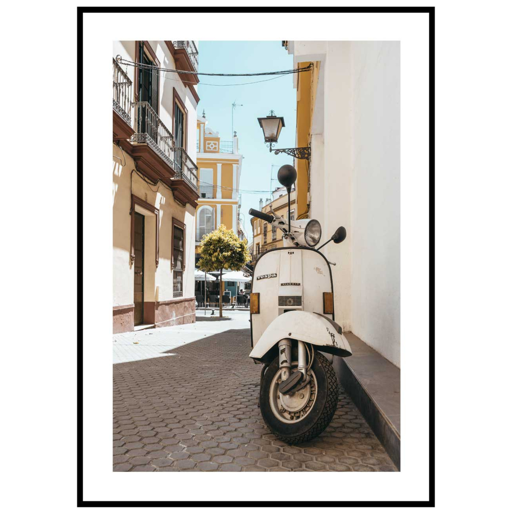 Retro & vintage vespa poster