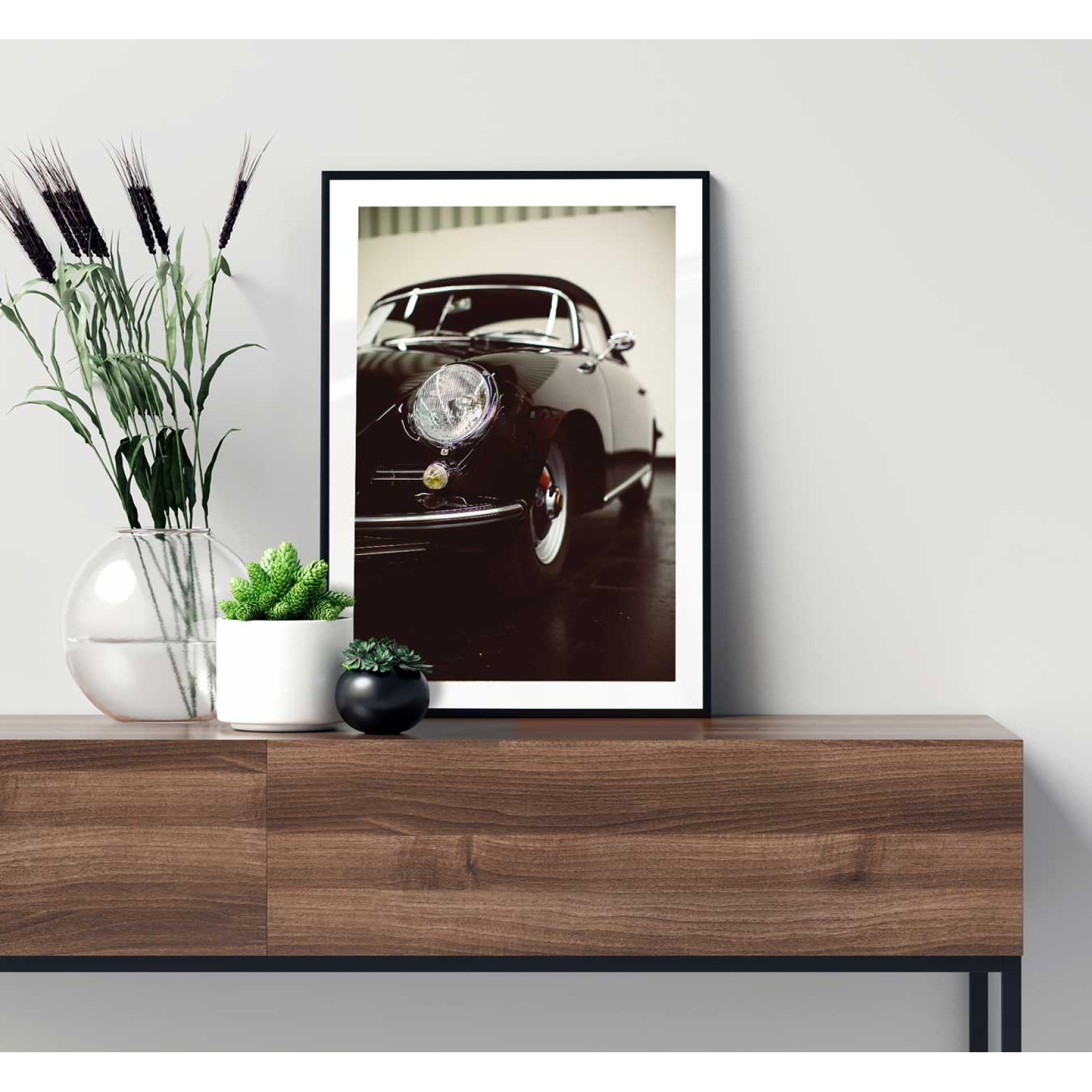 Stilig Porsche - Klassisk bil poster