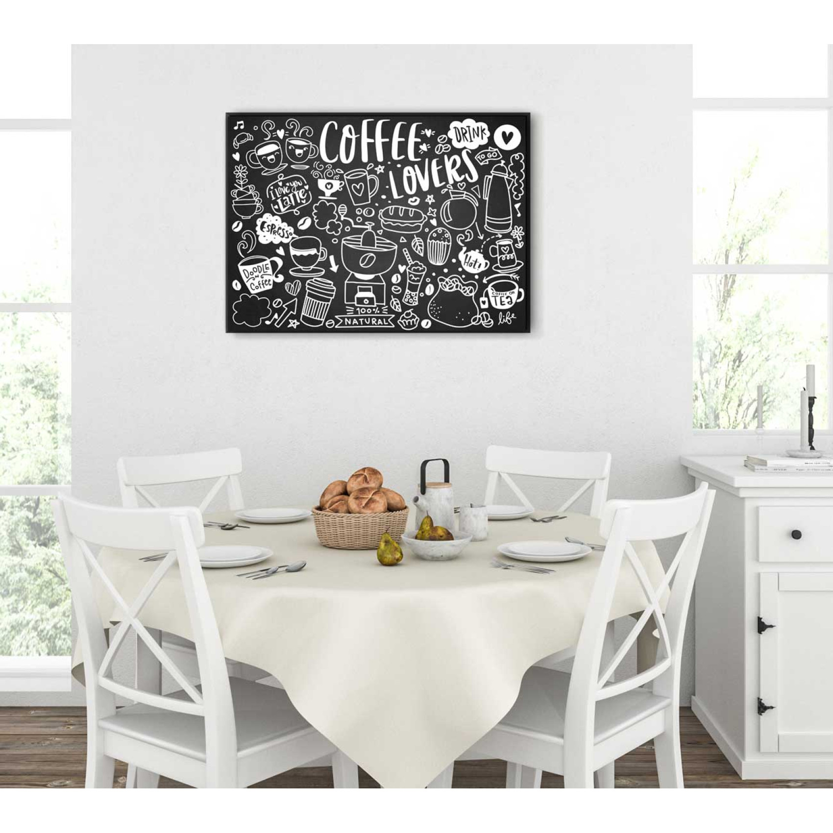 Kökstavla Coffee - Poster till köket