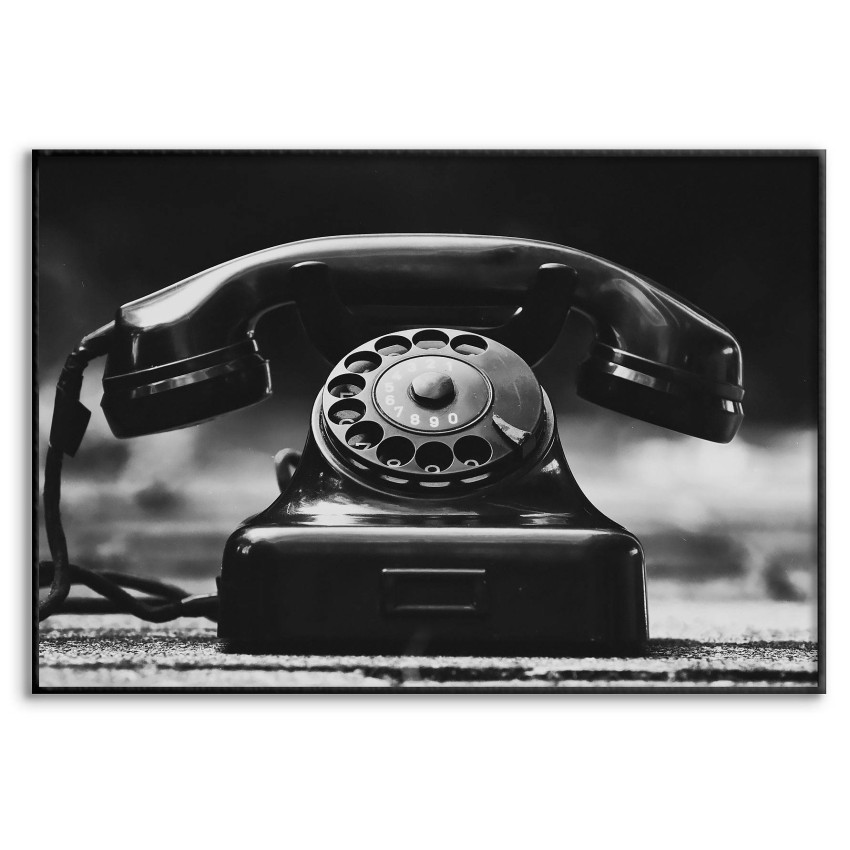 Retro Telephone - Simple Poster - SwedeArts