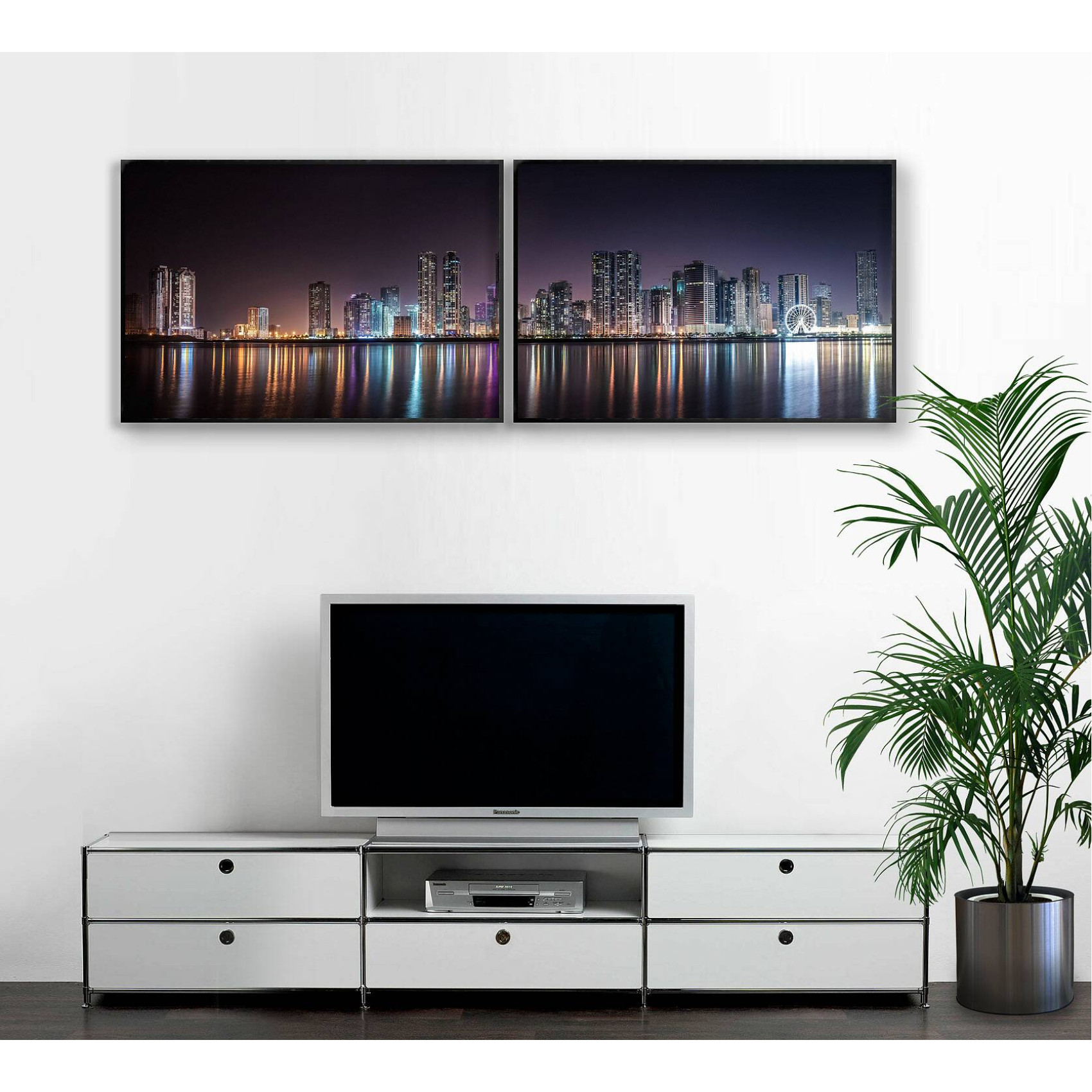 Colorful Skyline - Two Piece Poster