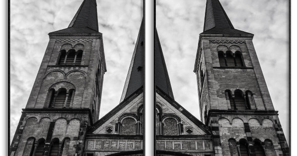 Gothic Church - Two Piece Poster