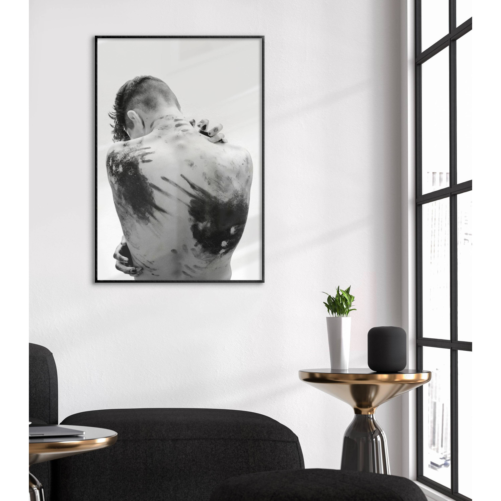 One piece : Simple Fashion Poster - Man with the Back of Color