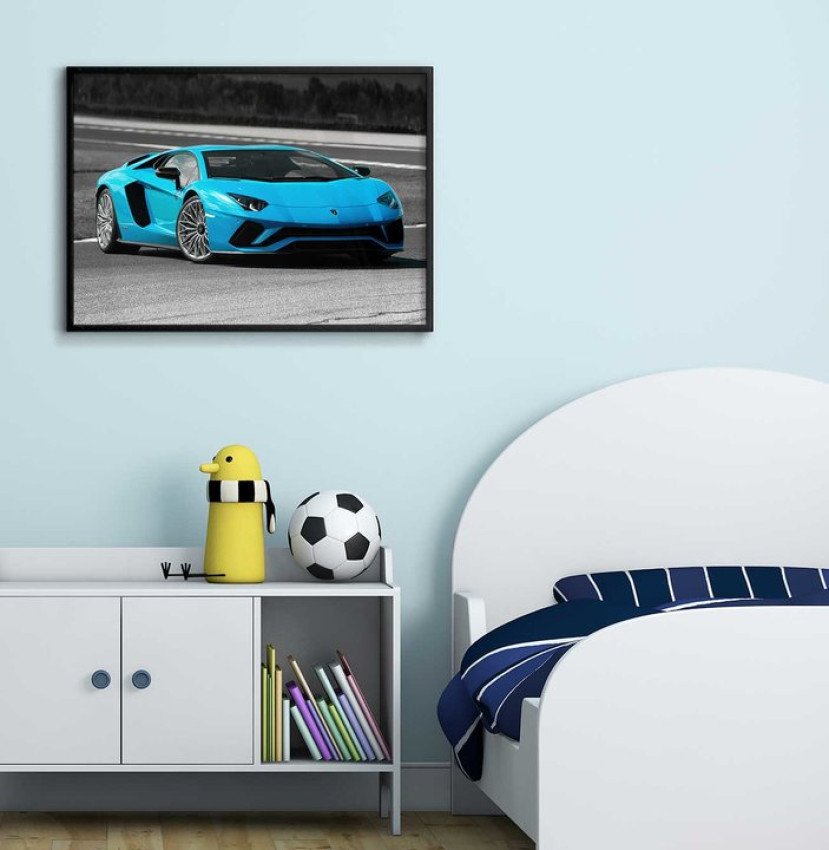 Lamborghini sportbil - Poster i flera färger - SwedeArts