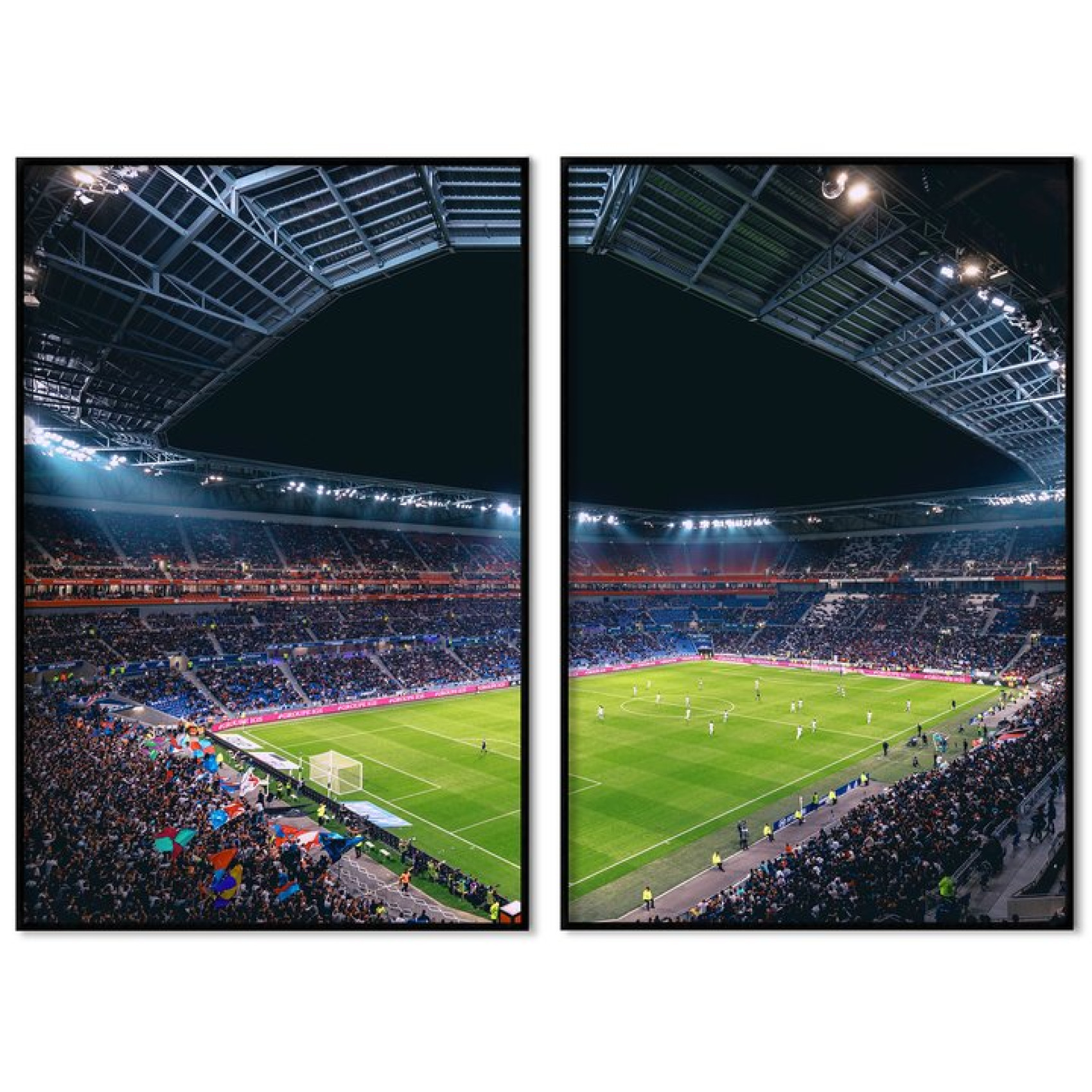 Soccer stadium - Poster in two pieces