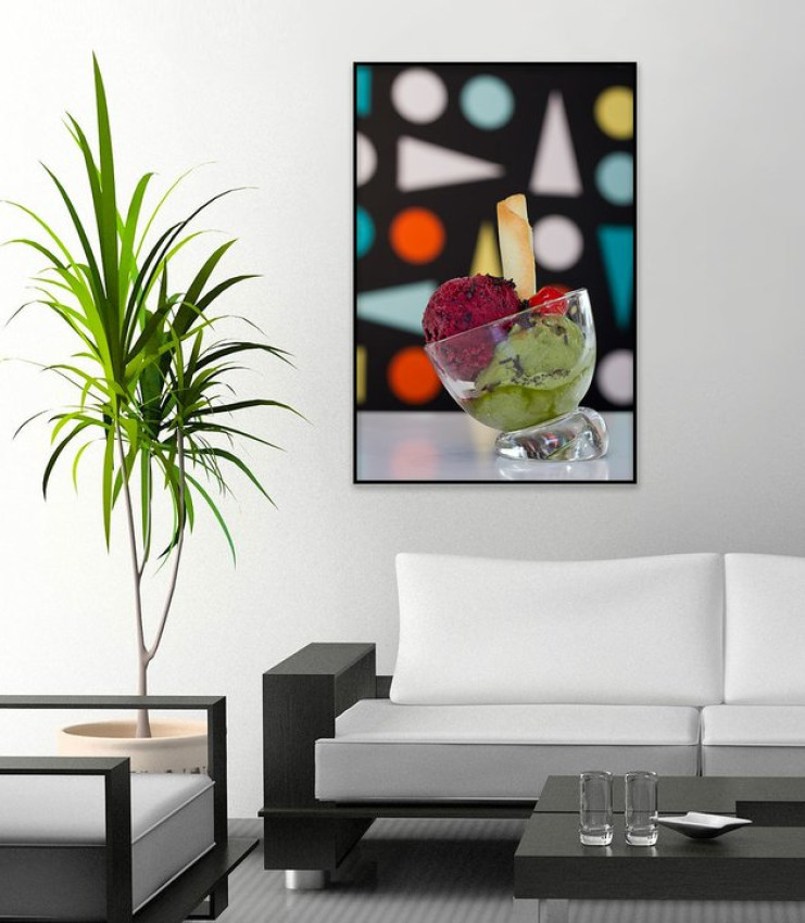 Färgglad glass poster - SwedeArts