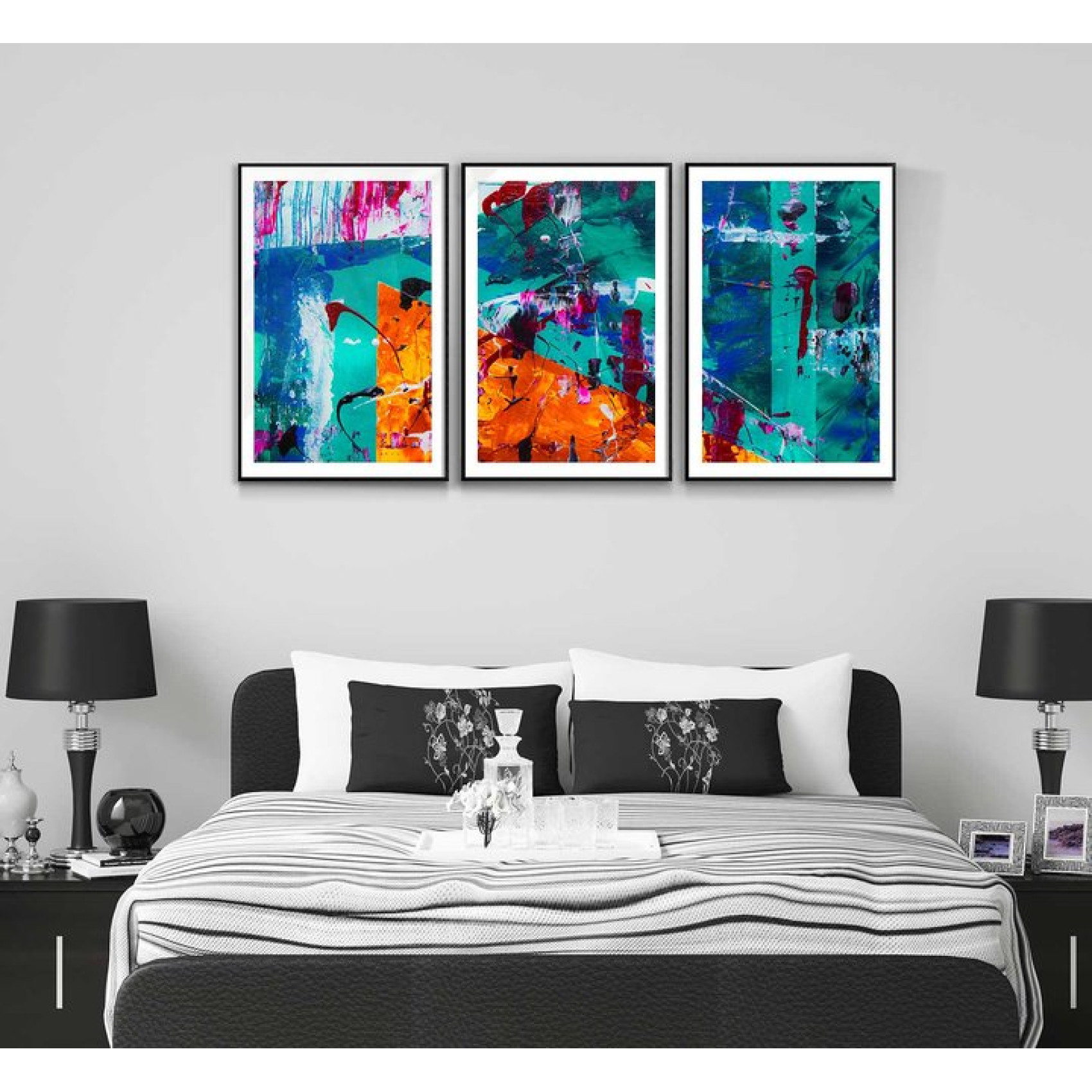 Abstract modern art - Three piece poster - SwedeArts