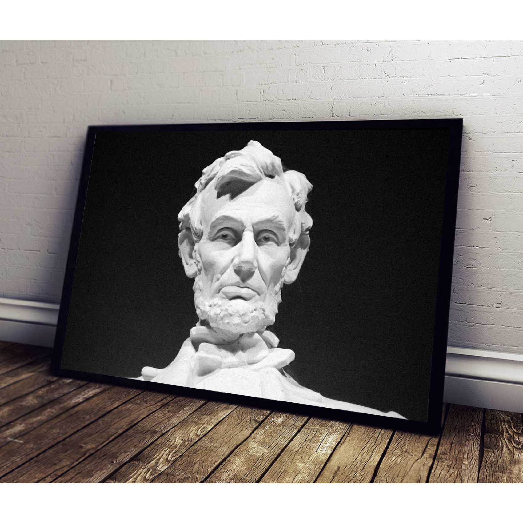 Abraham Lincoln - Svartvit Poster