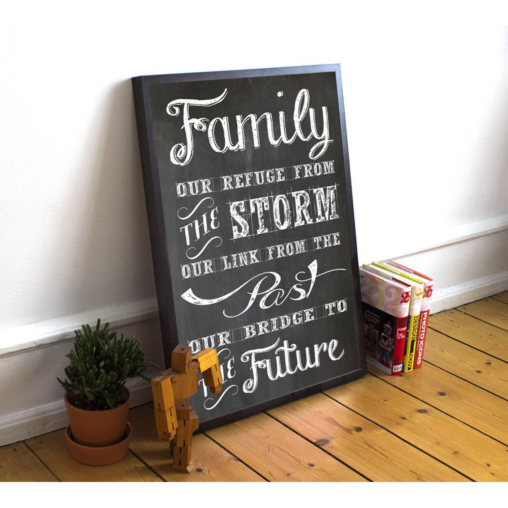 Family - Enkel Snygg Textposter