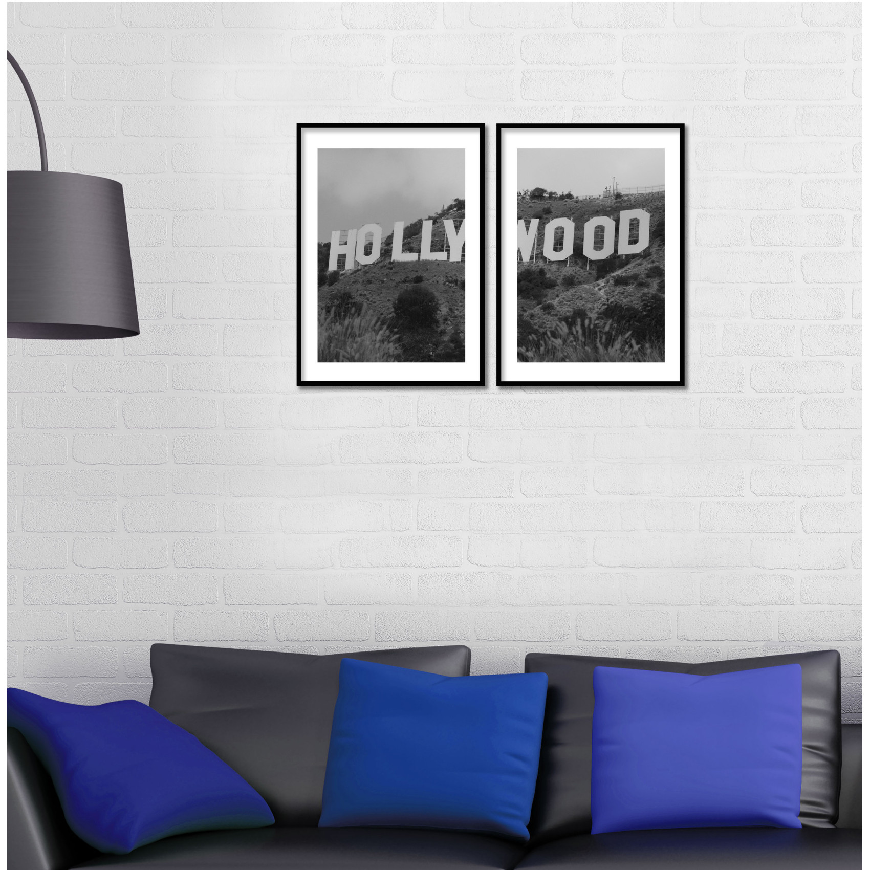 Hollywood Sign - Two Piece Poster