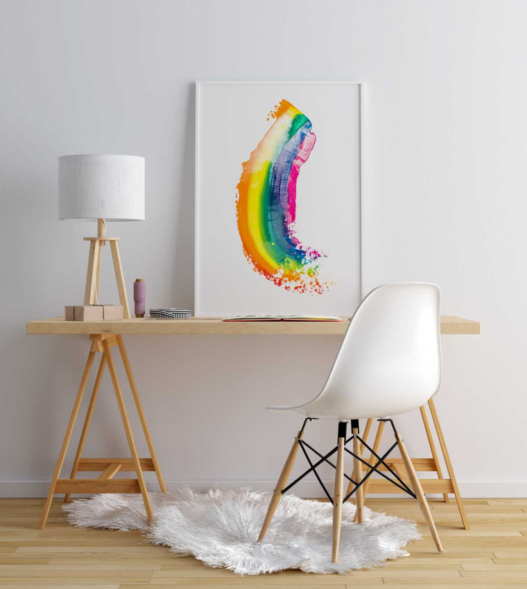 Rainbow colors - Colorful poster