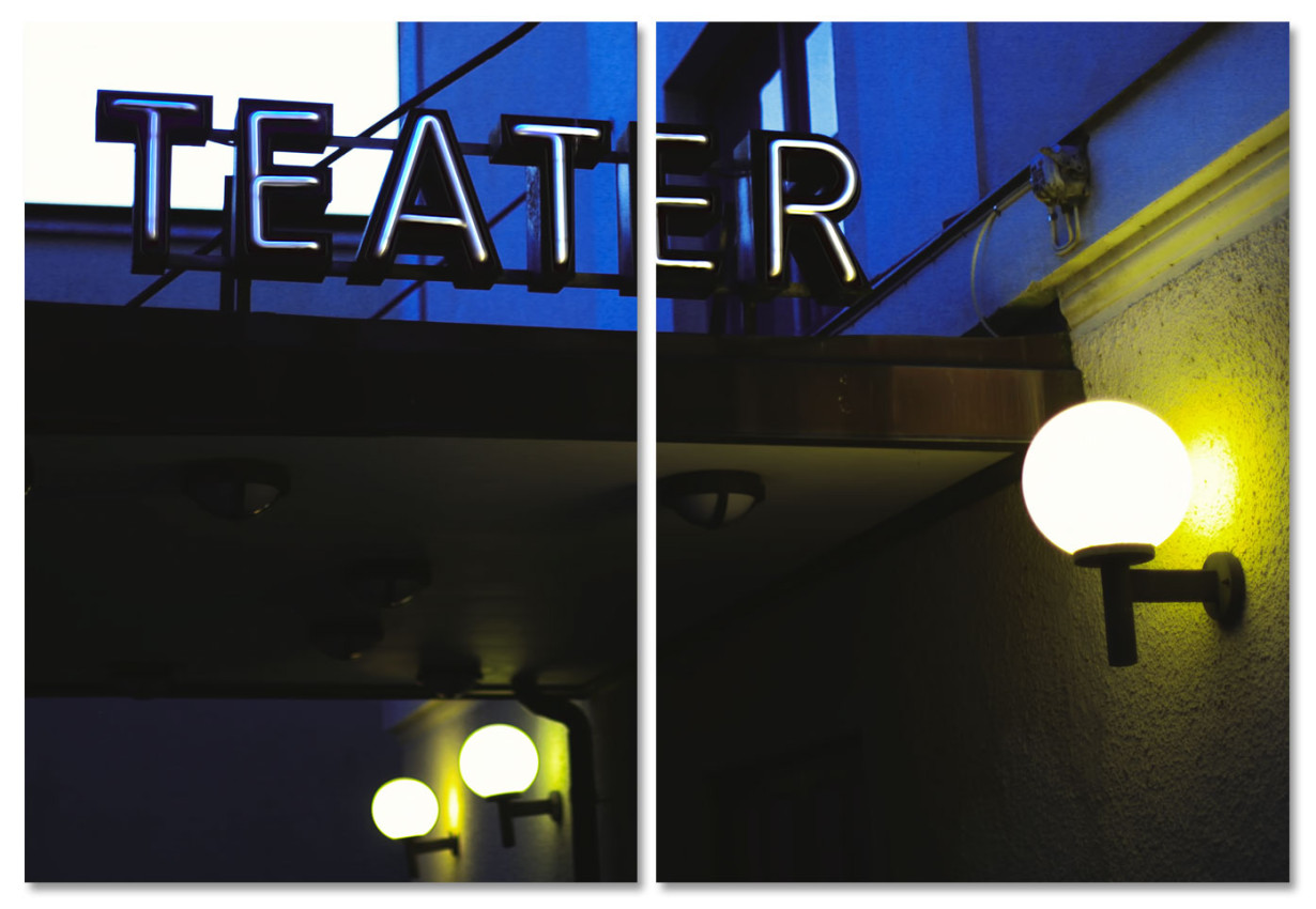 Theatre in the Alley - Poster in Two Pieces