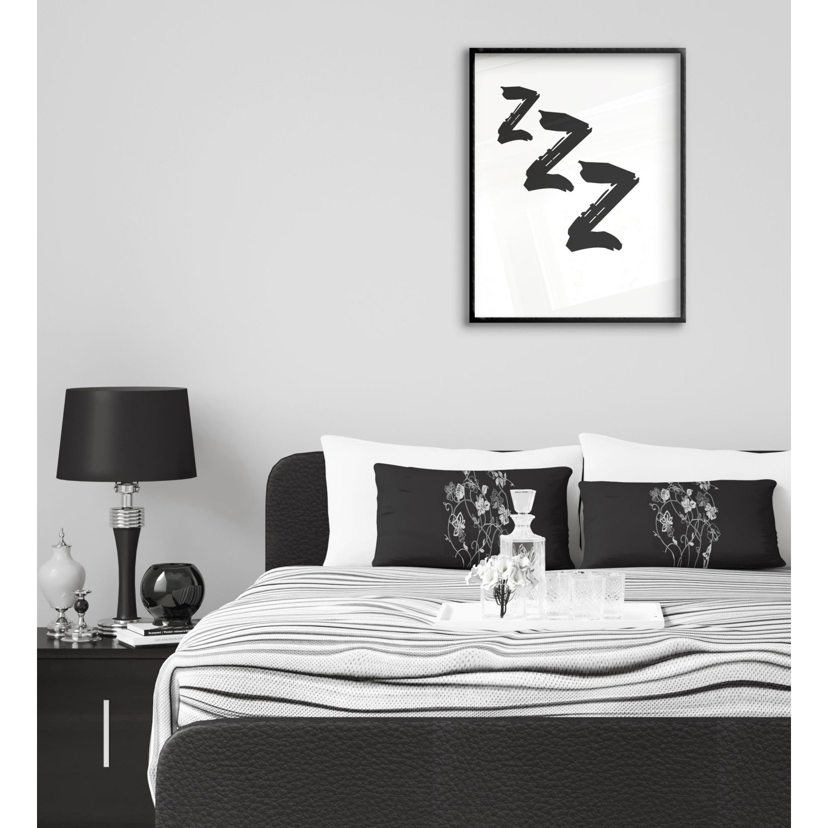 Zzz text - 40x50cm simple poster